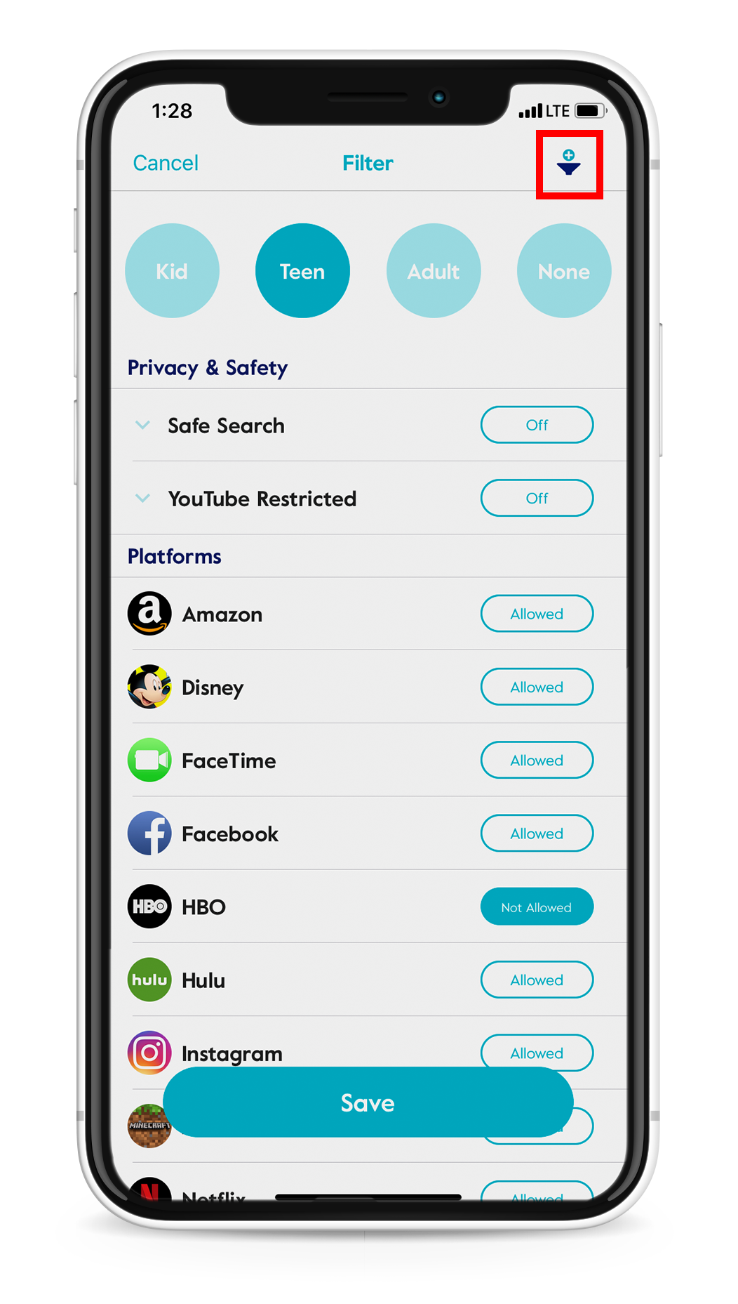 Using Custom Website Filters – Circle Support Center